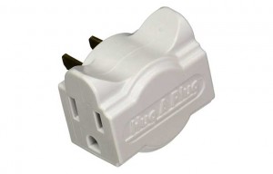 Dual Outlet Right-Angle Wall Adapter – Cool Tools