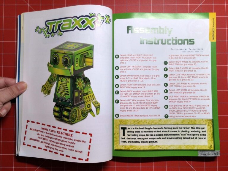 Margarash / Papertoy Glowbots – Cool Tools